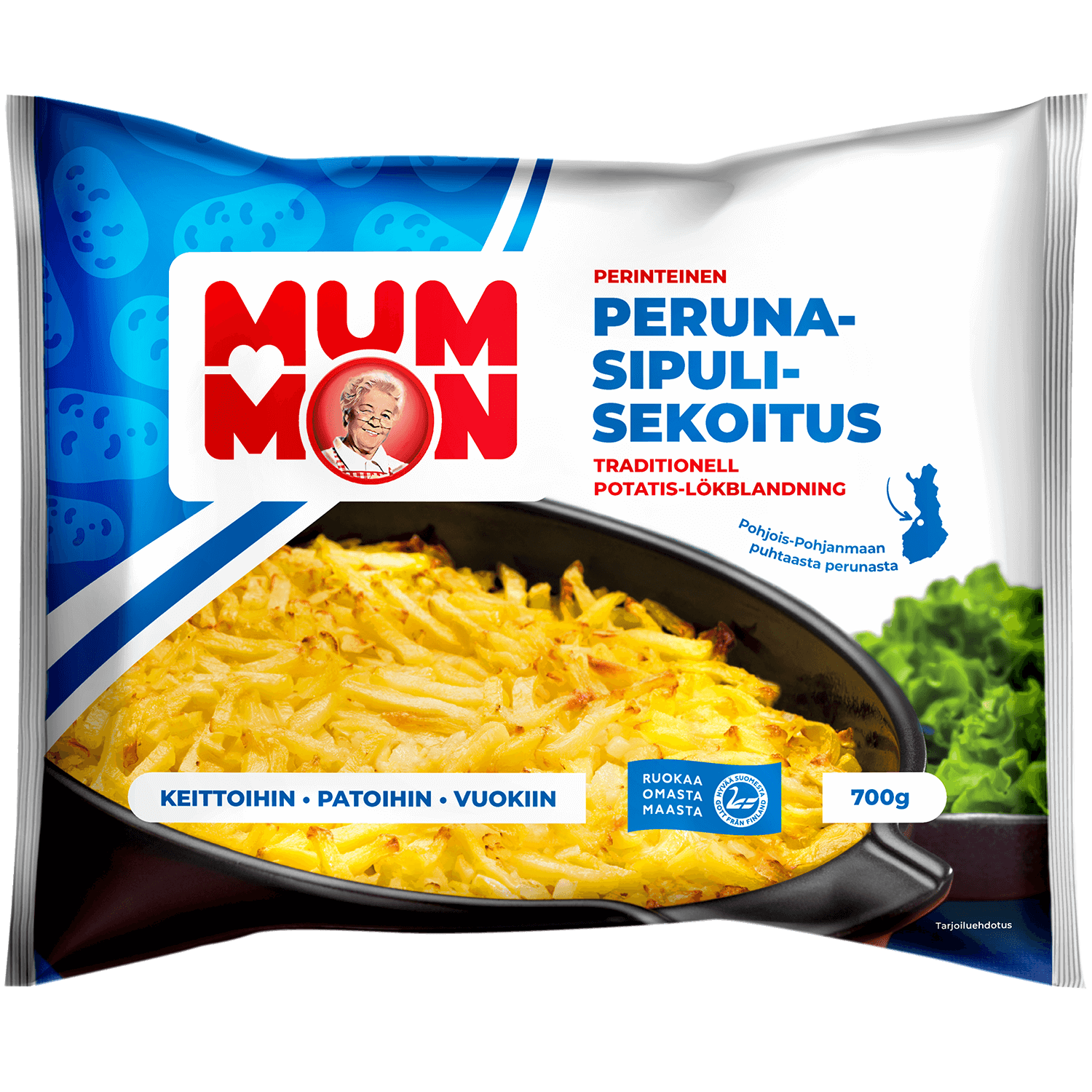 Mummon perinteinen peruna-sipulisekoitus 700 g - Mummon